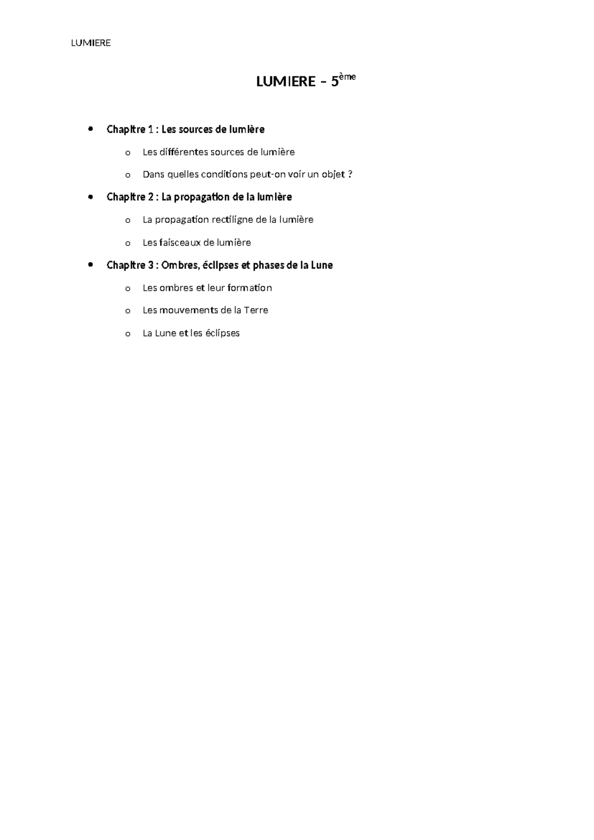 Programme Lumiere - Prépa agreg physique-chimie - LUMIERE LUMIERE – 5 ...