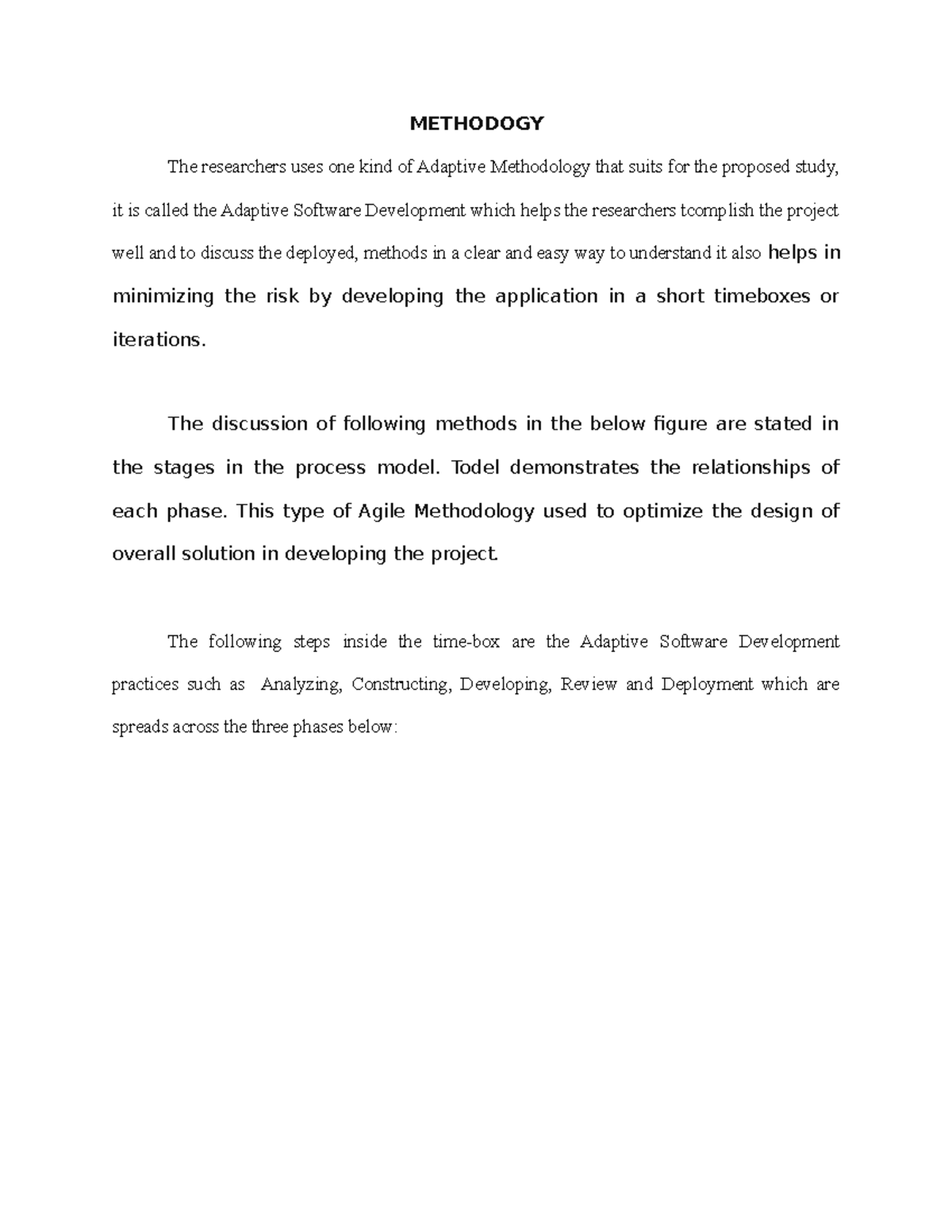 Methodology - The discussion of following methods in the below figure ...