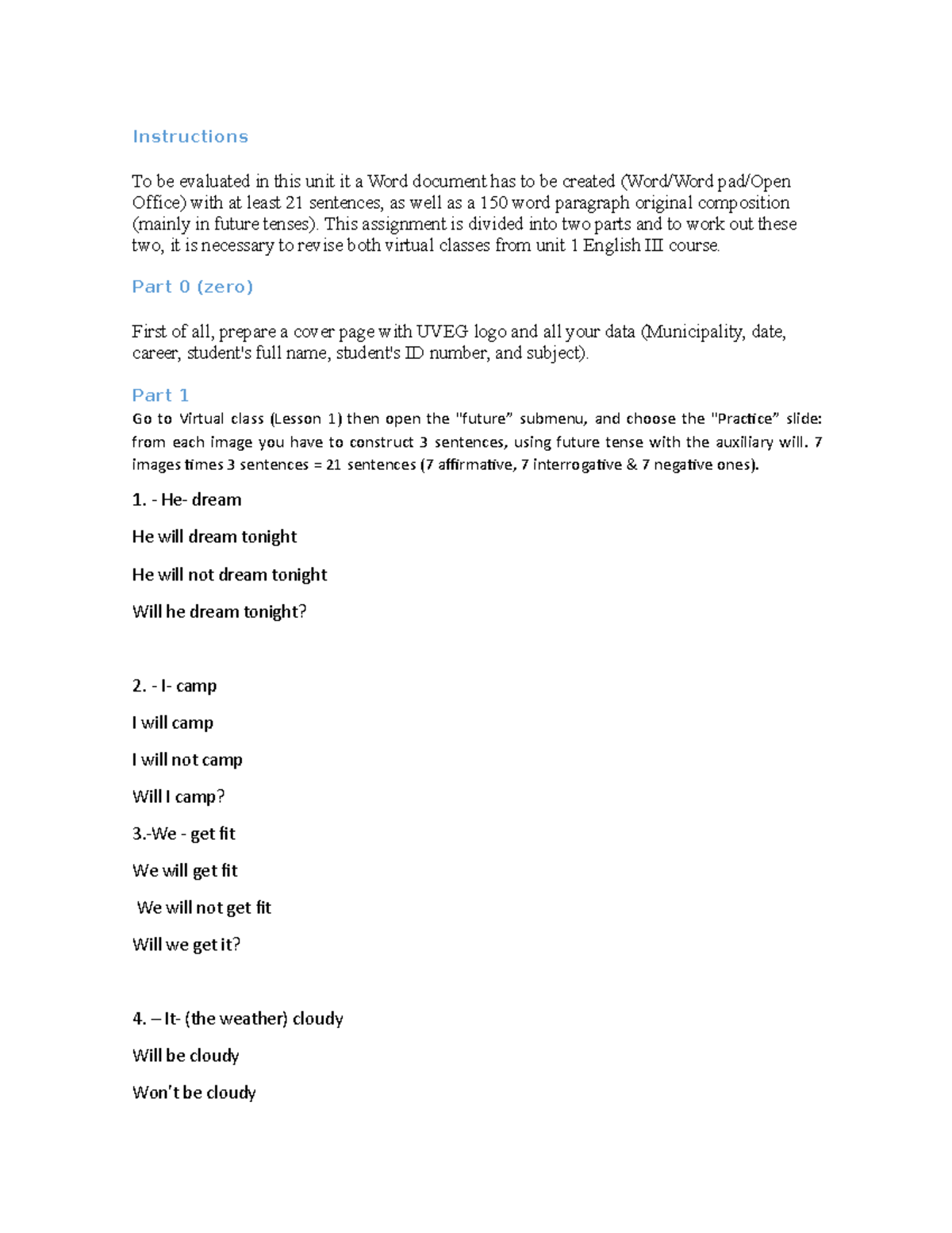 Assignment 2 Text File - Instructions To be evaluated in this unit it a ...