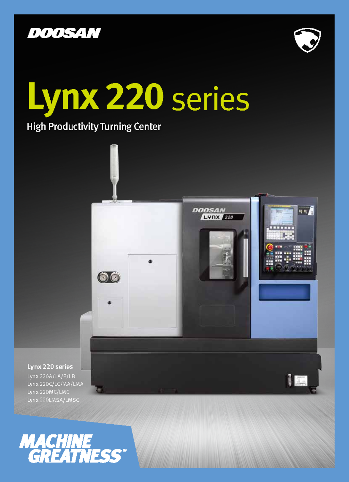 Lynx-220-series - Guía rápida para torno CNC dossan - Lynx 220 series Lynx 220A/LA/B/LB Lynx ...