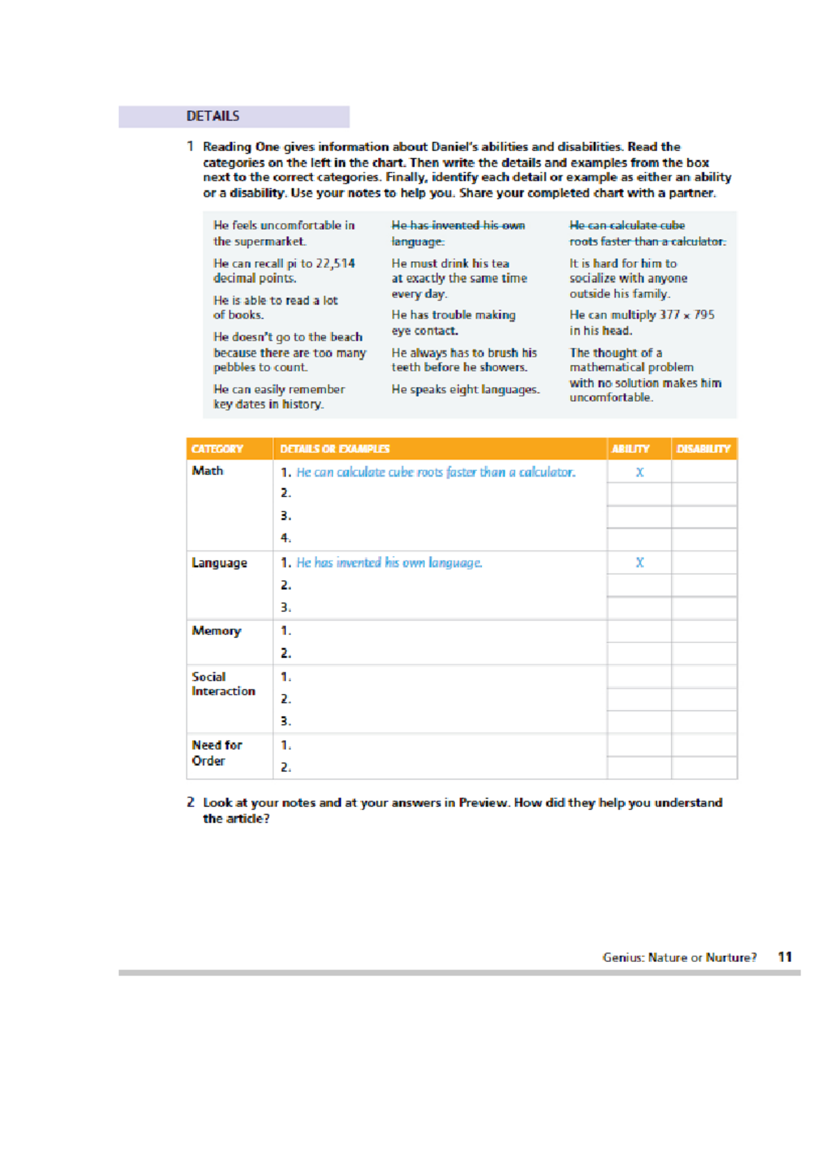 Task - Task - Reading and Writing - Studocu
