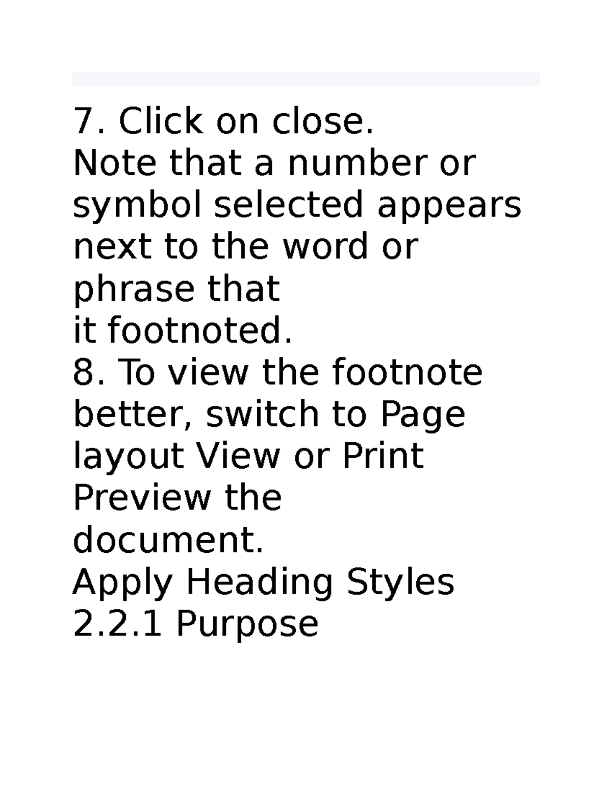 7 - BEST - 7. Click on close. Note that a number or symbol selected ...