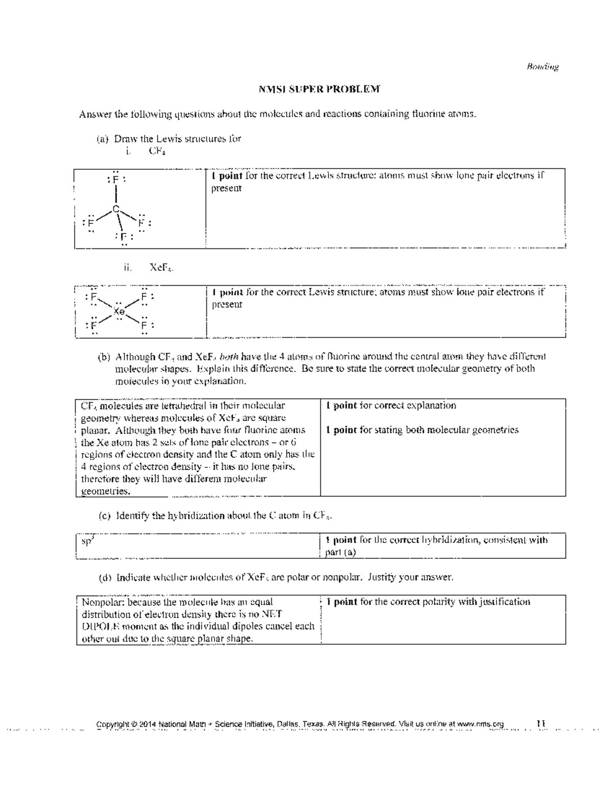 Bonding review packet - Studocu