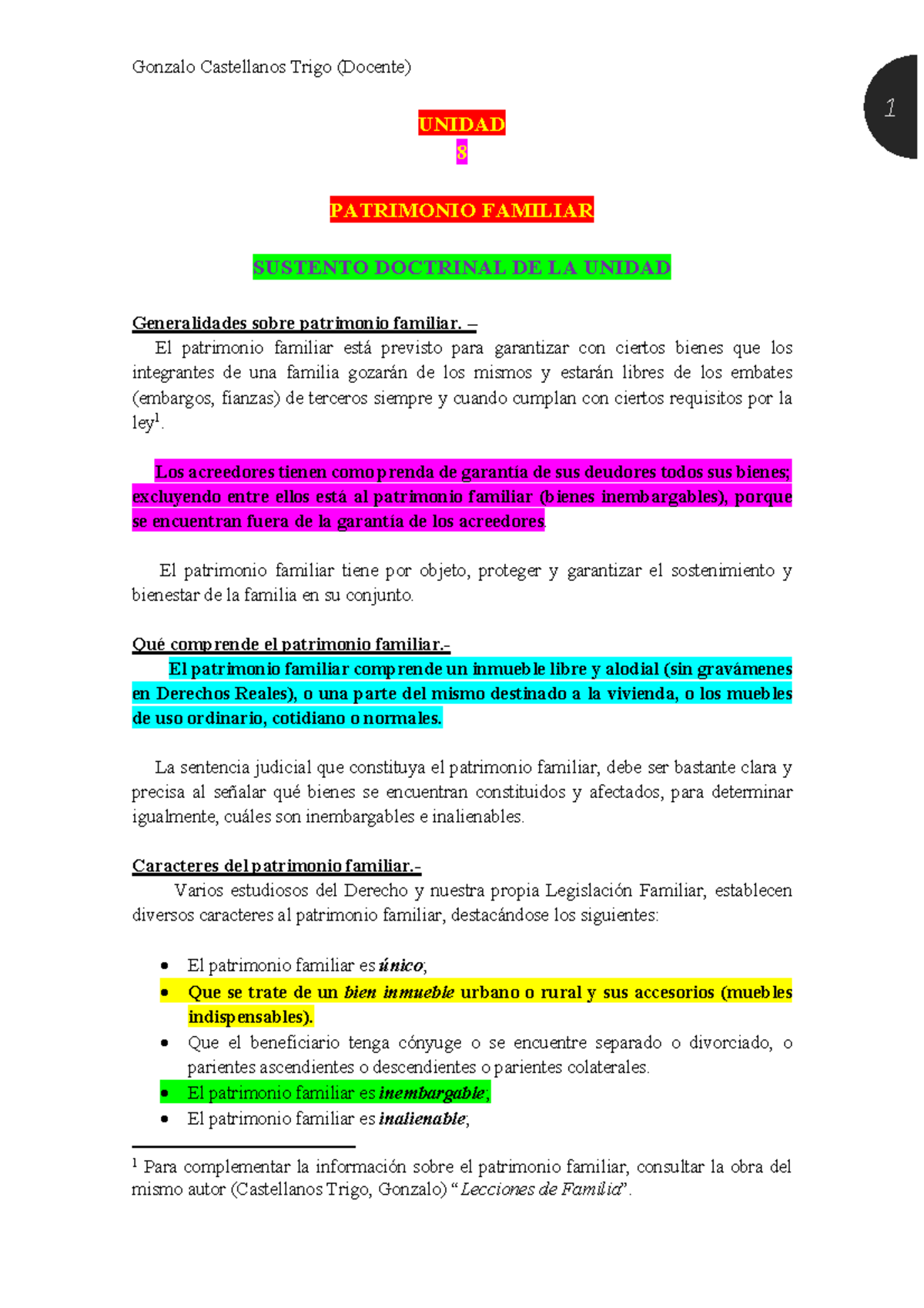 Unidad 8 (Familia) efda457d52bae9a88a3844d65a188f38 - 1 UNIDAD 8 ...