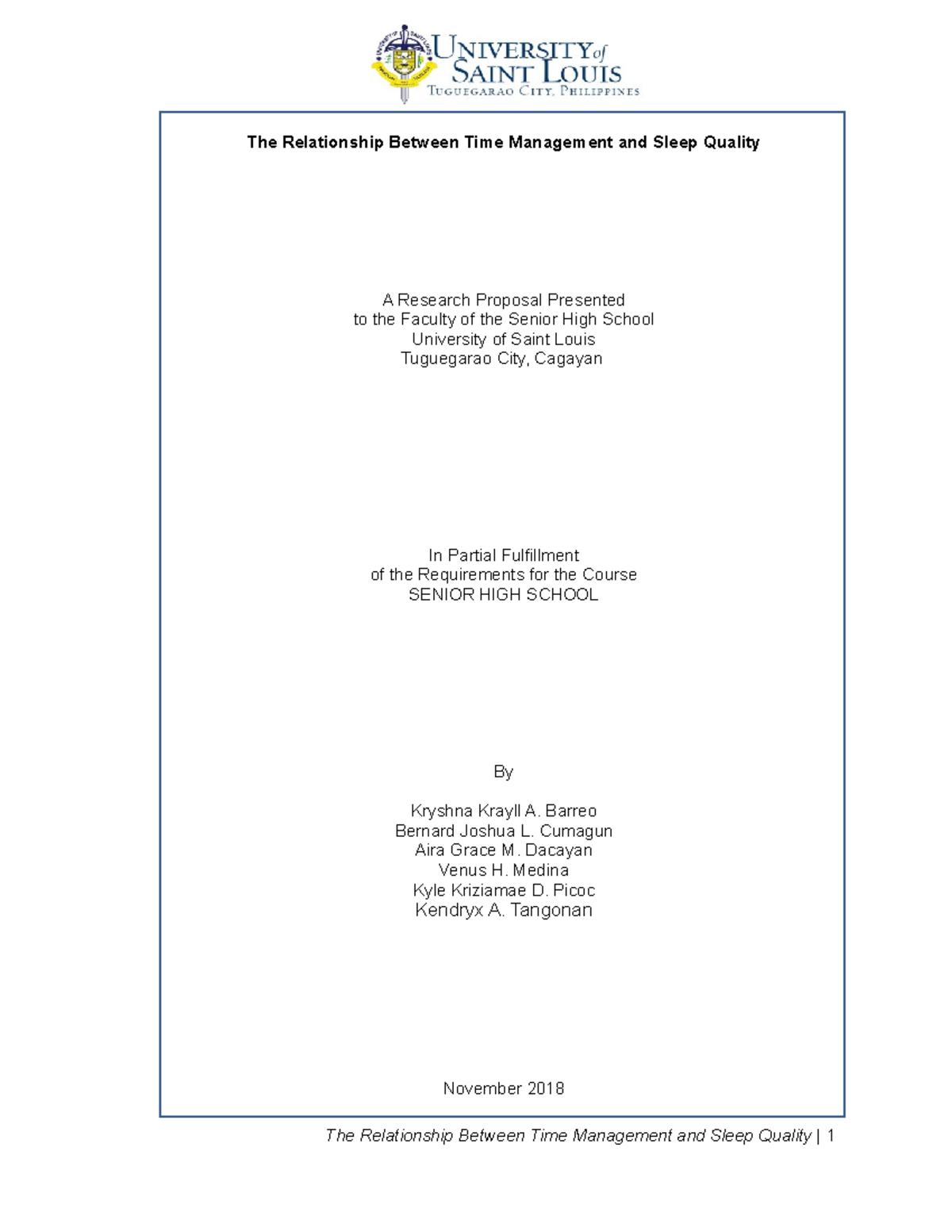 Instrument- Manuscript - The Relationship Between Time Management and ...