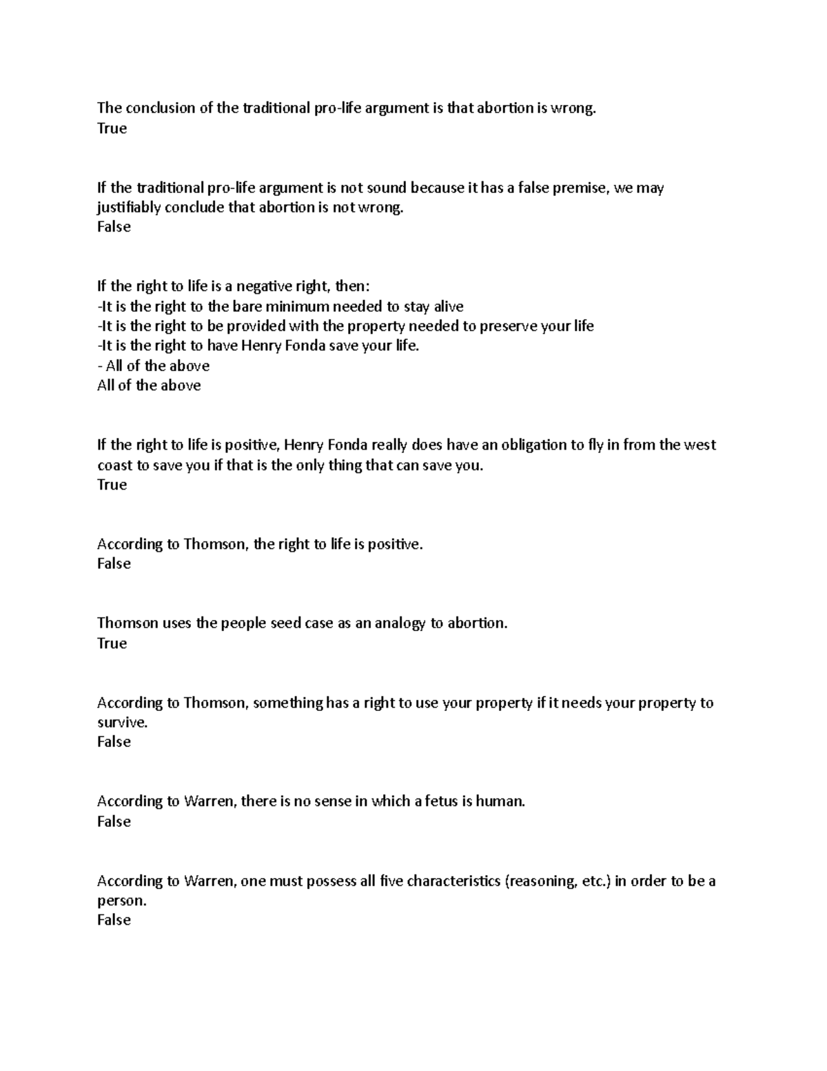 Phil 130 exam 4 - Important ideas and terms - The conclusion of the ...