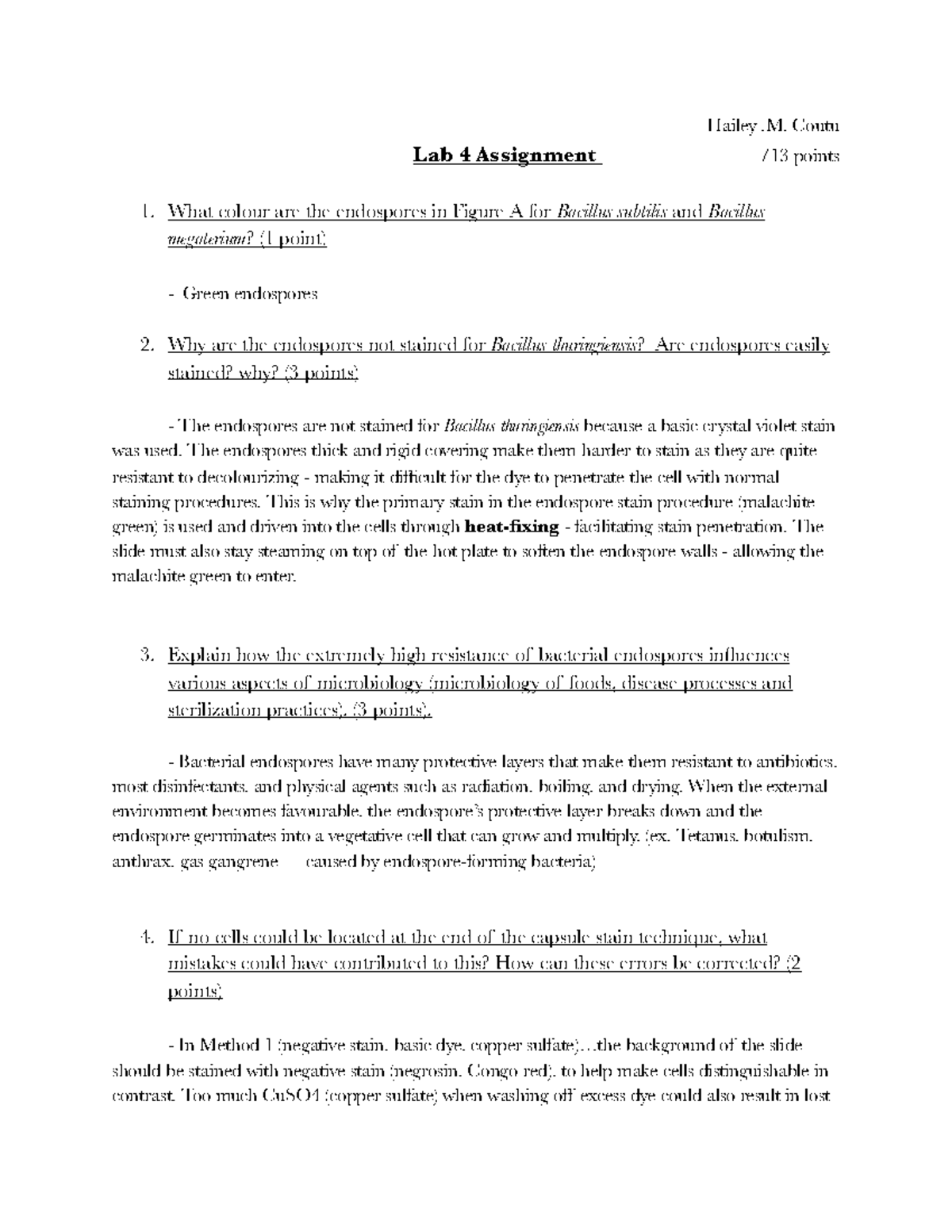 Micro Lab 4 Assignment - Hailey .M. Coutu Lab 4 Assignment /13 points 1 ...