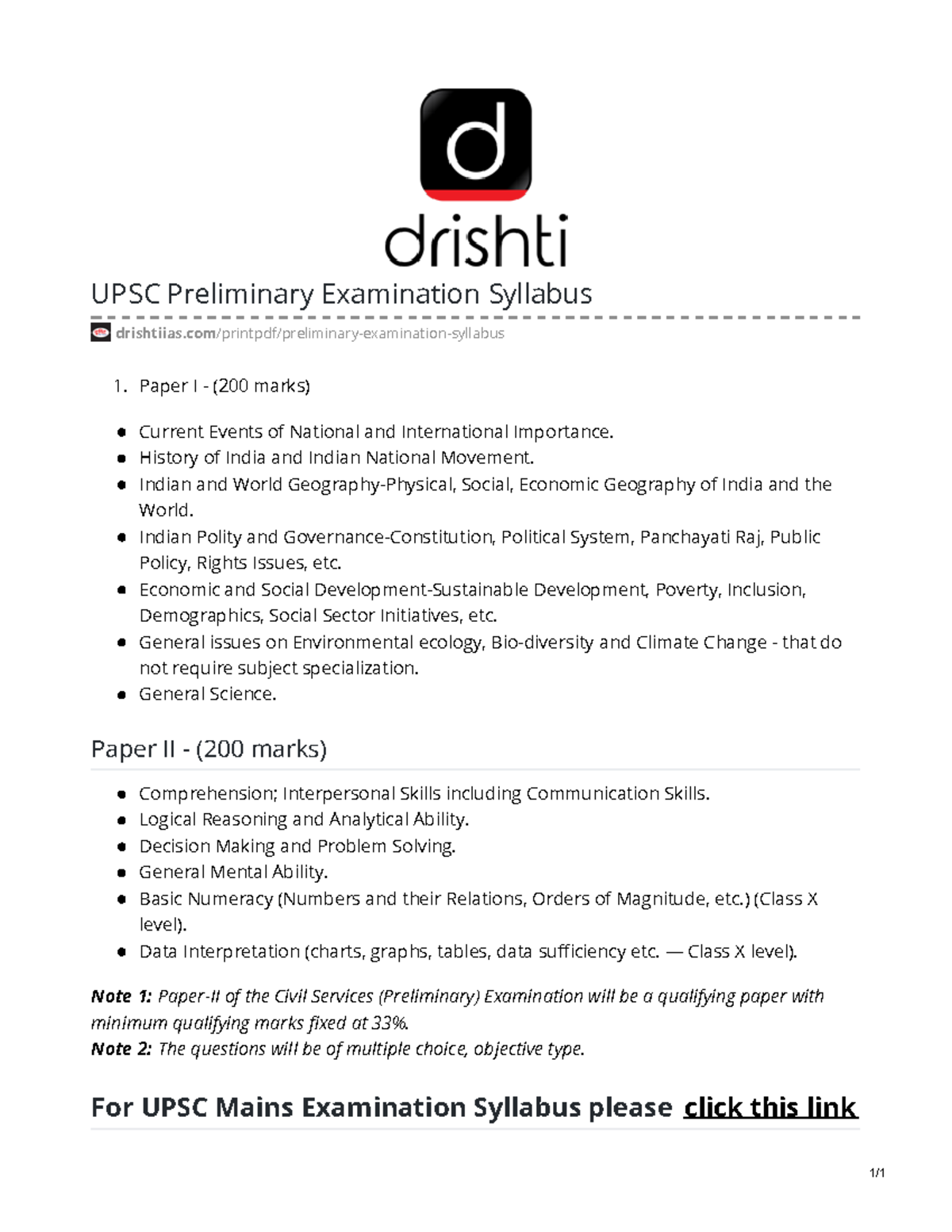 Preliminary-examination-syllabus - UPSC Preliminary Examination ...