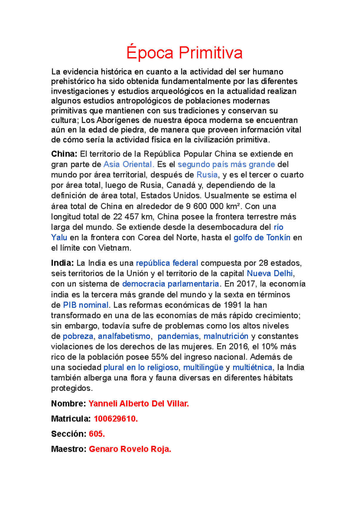 Época Primitiva - Apuntes 1,2 - Época Primitiva La evidencia histórica ...