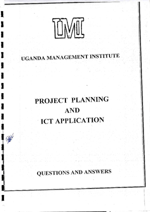 1. Project Design & Implementation Q&A - Project Planning and ...