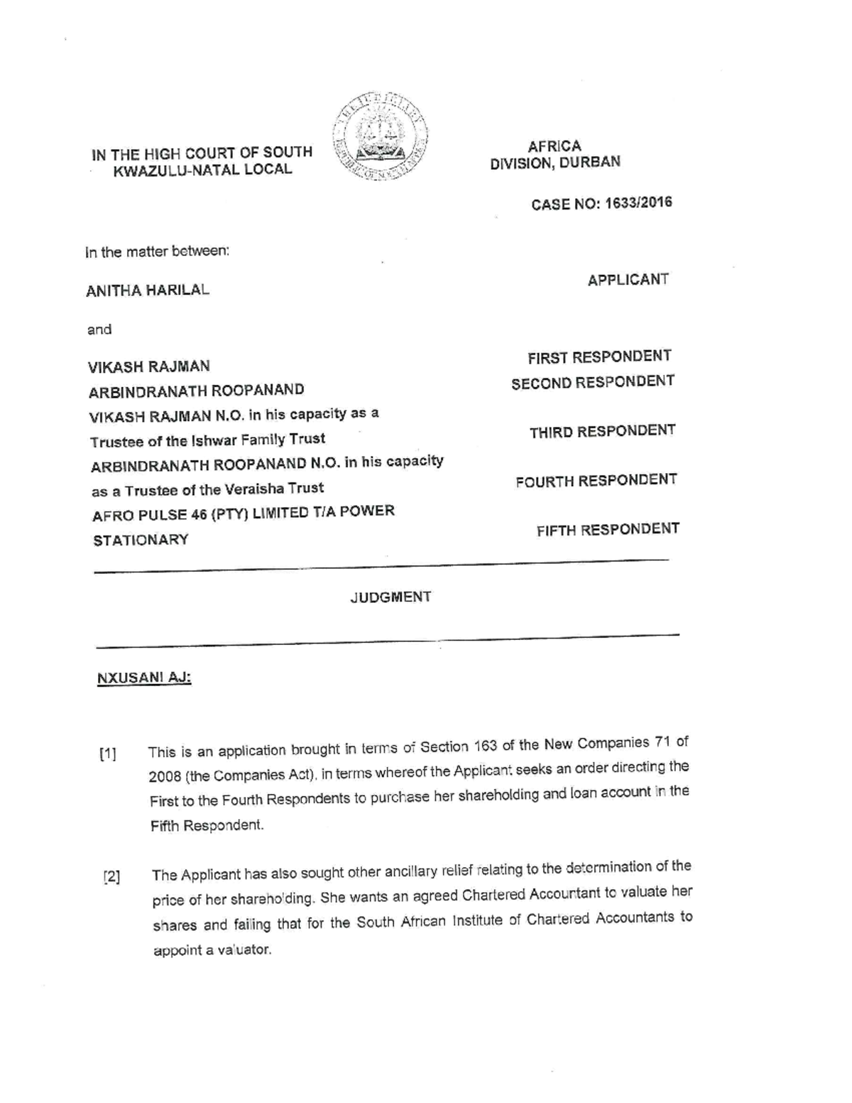 3 - Case law - CSL2601 - Studocu