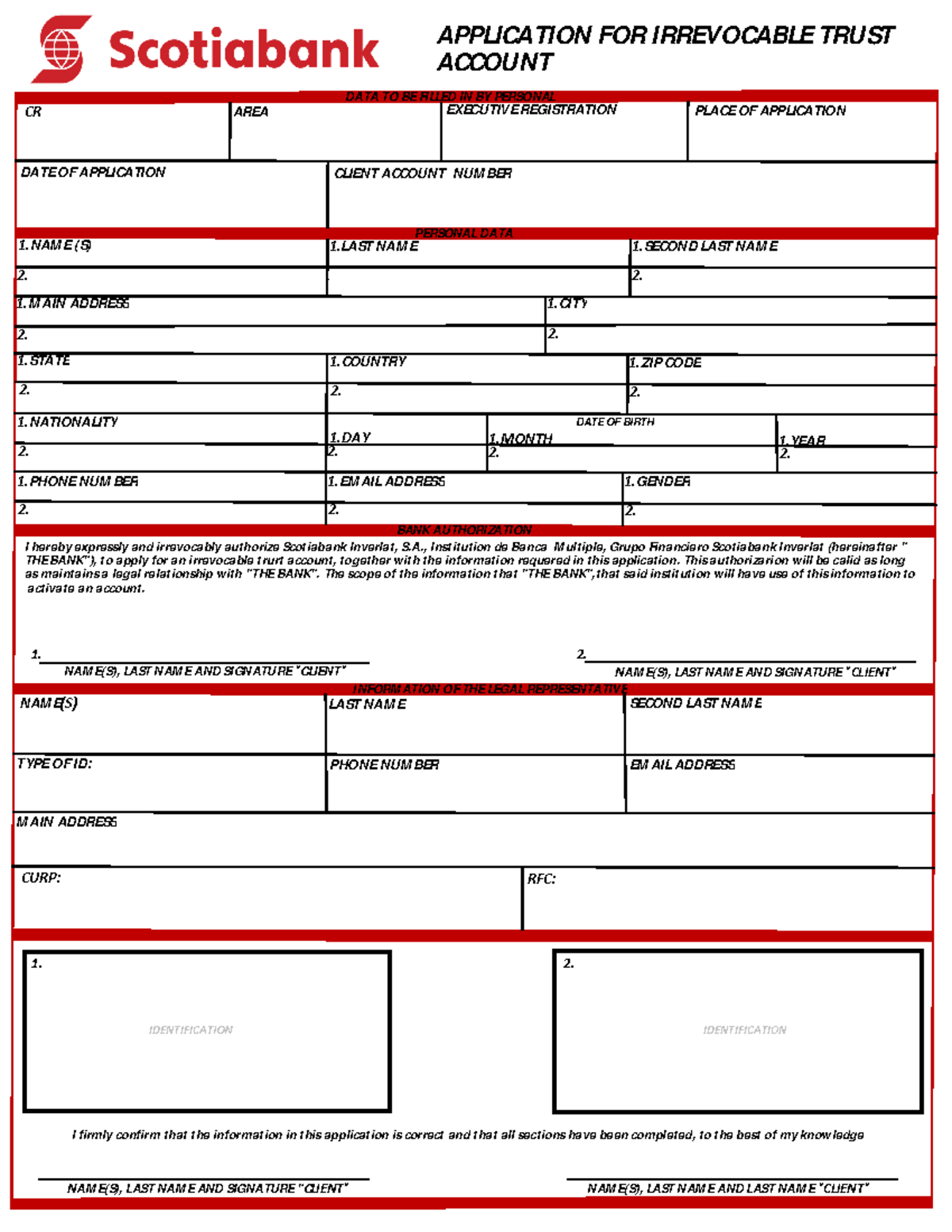 BANK Application- Translated- Scotiabank - Lenguaje y comunicación ...