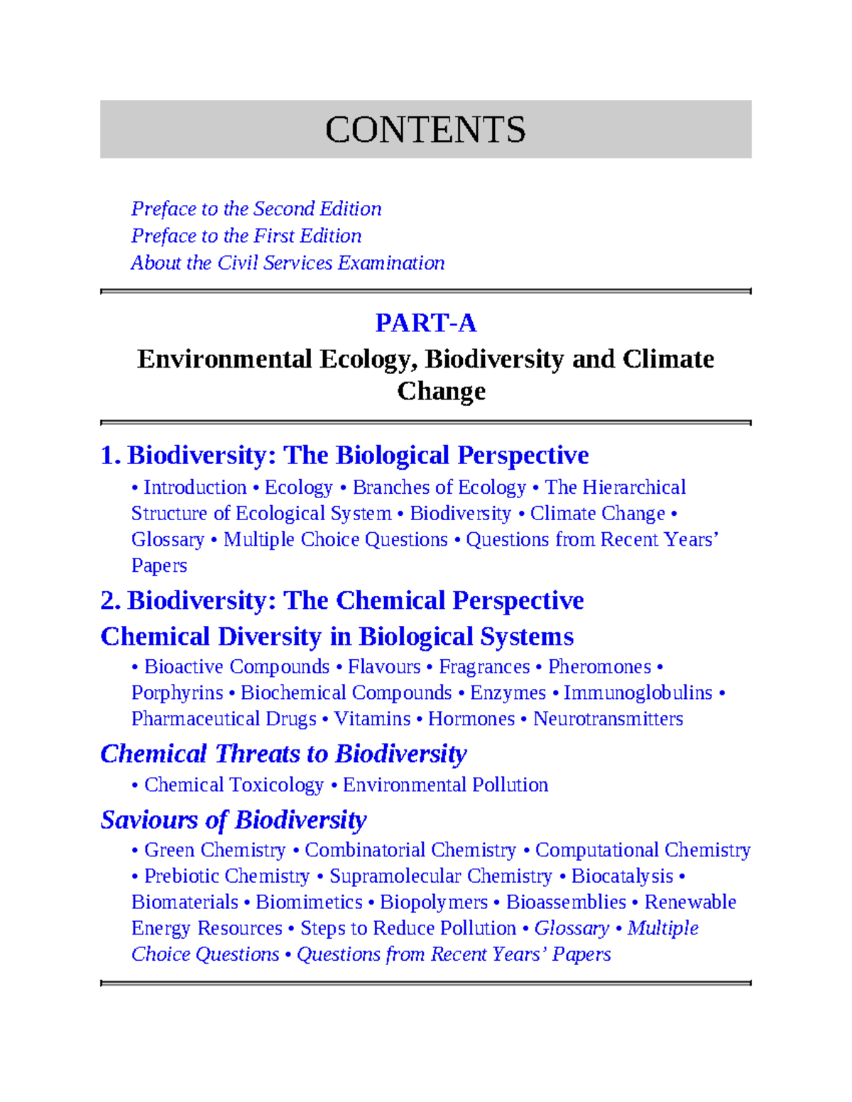 General science for UPSC-4 - CONTENTS Preface to the Second Edition ...