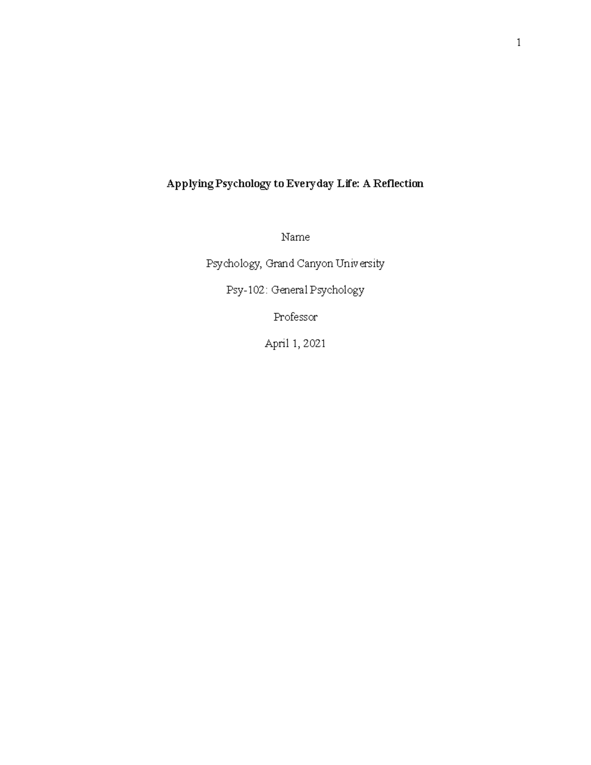 Applying Psychology to Everyday Life - It studies how the mind works ...