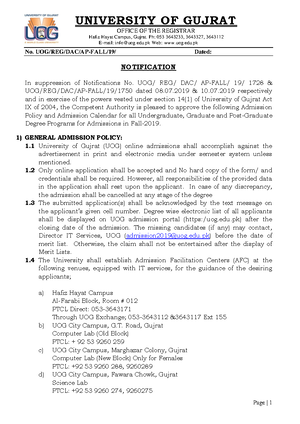 Discret structure - University of Gujrat Faculty of CS & IT Title Object Oriented Programming ...