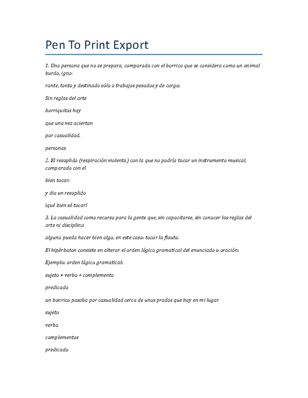 Pen2Print-Export - PRIMERA PARTE LITERATURA 2 - Pen To Print Export Una persona que no se ...