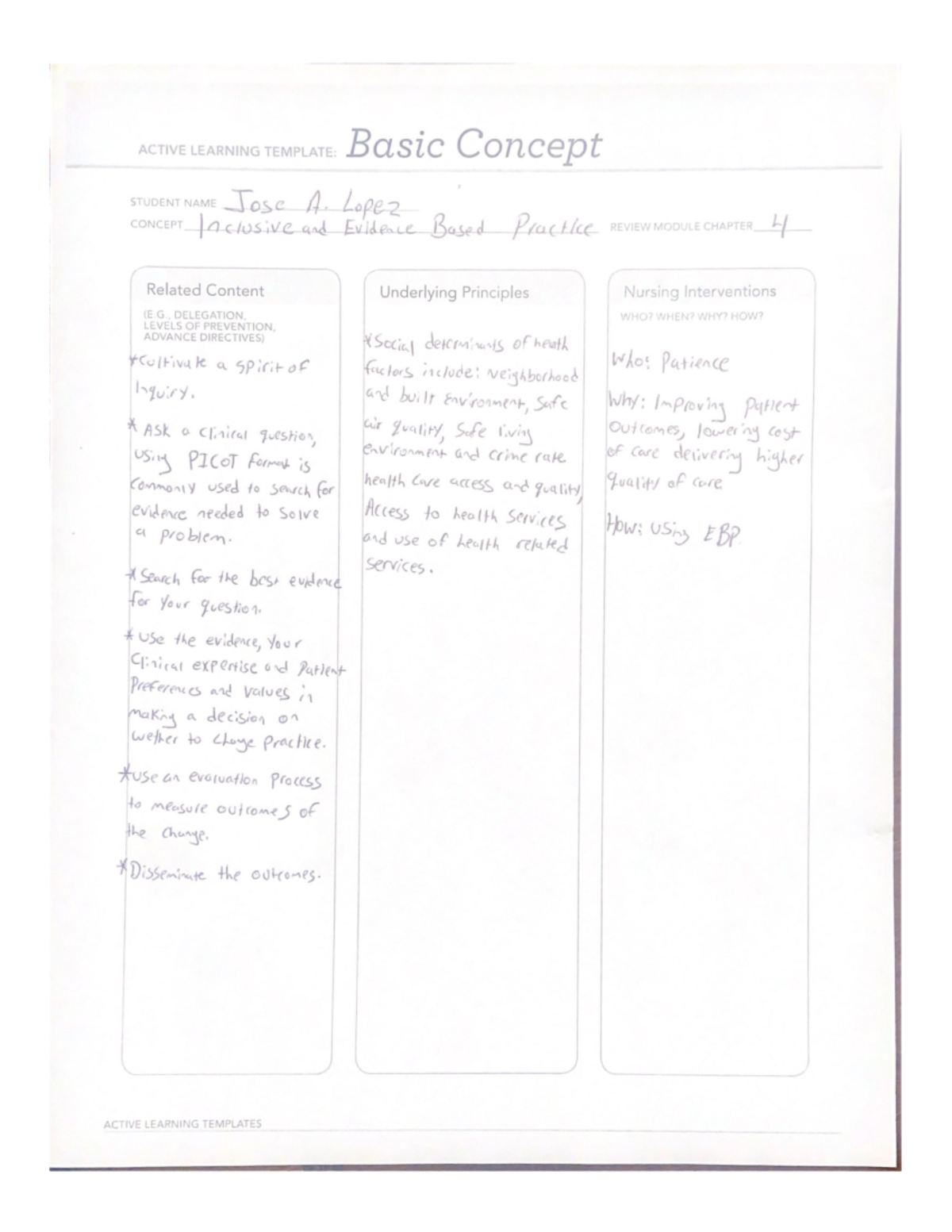 Basic Concept - templates - ACTIVE LEARNING TEMPLATE: Basic Concept ...