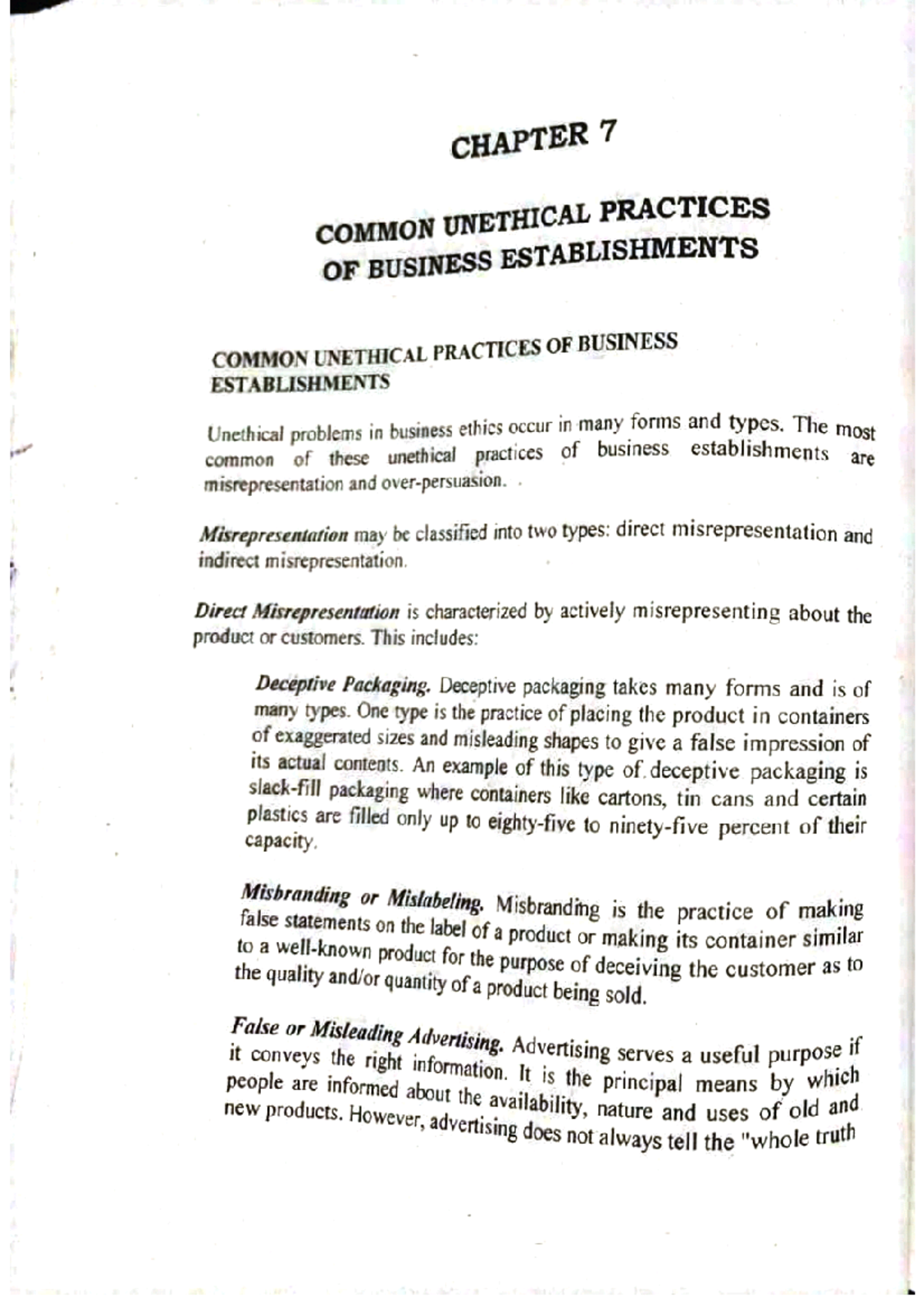 Chapter 7 Governance - Studocu