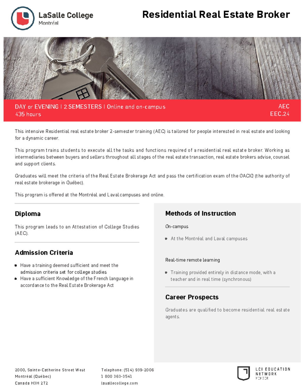 Aec real estate courses Pdf Brochure en - Residential Real Estate ...