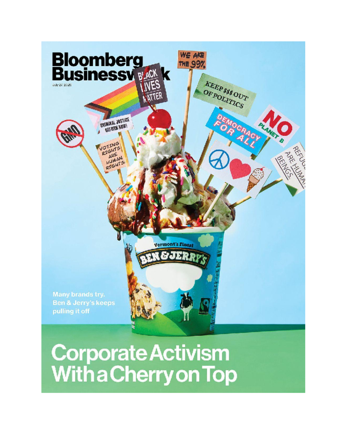 Semiotics Ben and Jerrys - Ads I. Product A. Sign Round brown and white ...