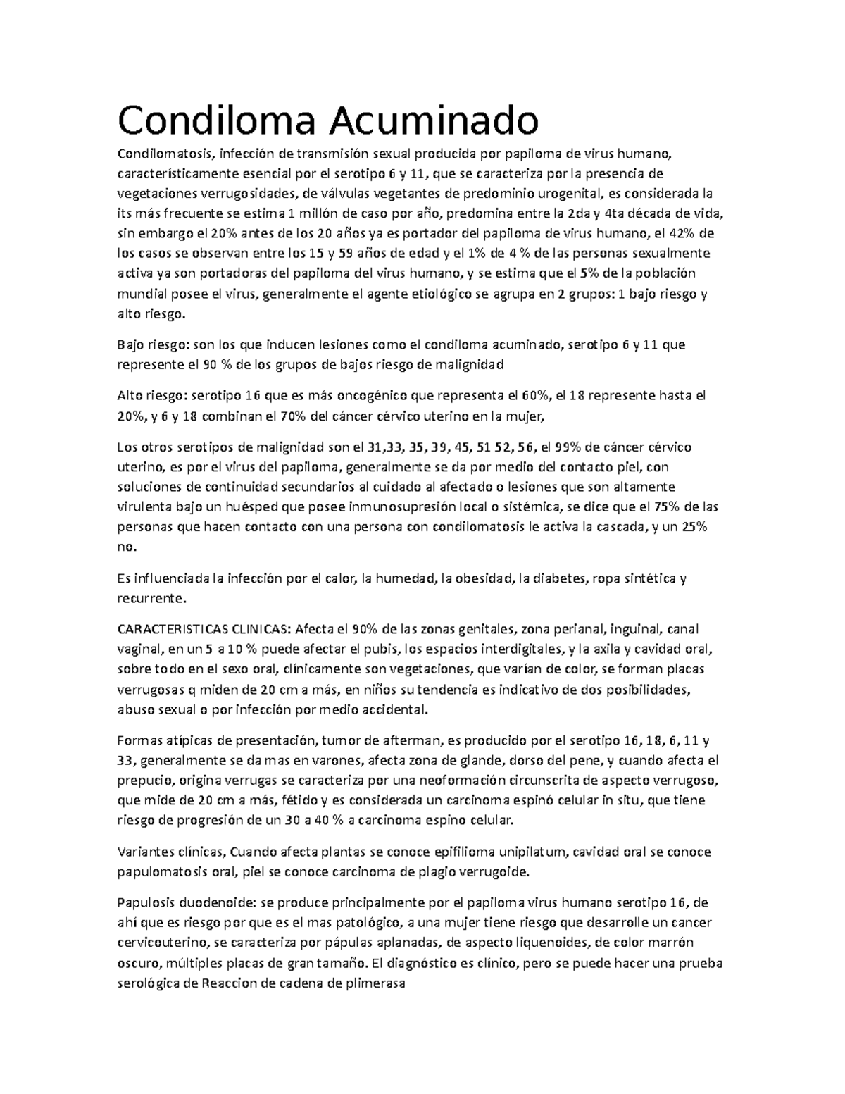 Condiloma Acuminado y G - Condiloma Acuminado Condilomatosis, infección ...