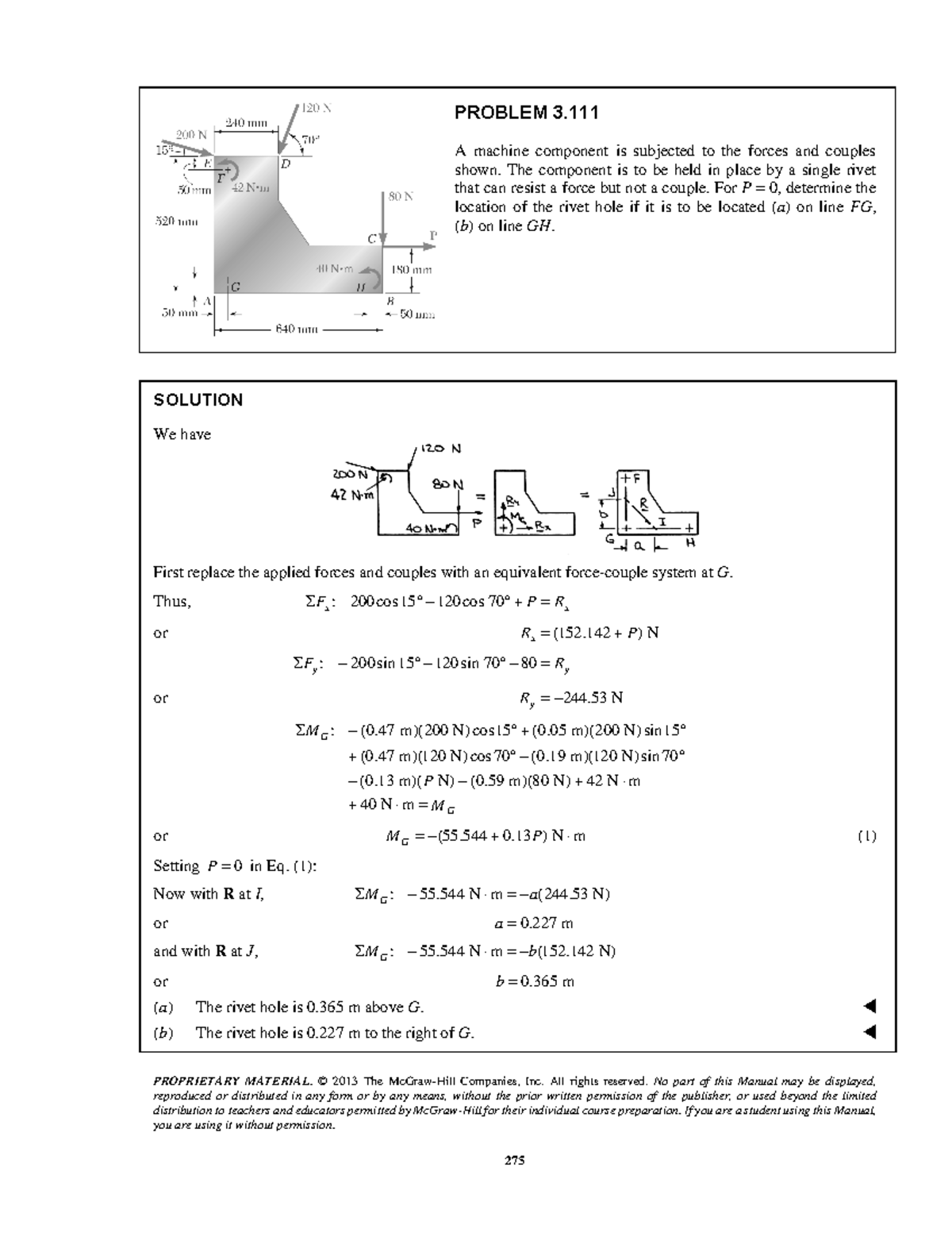 Midterm 2023 solutions - PROPRIETARY MATERIAL. © 2013 The McGraw-Hill Companies, Inc. All rights ...