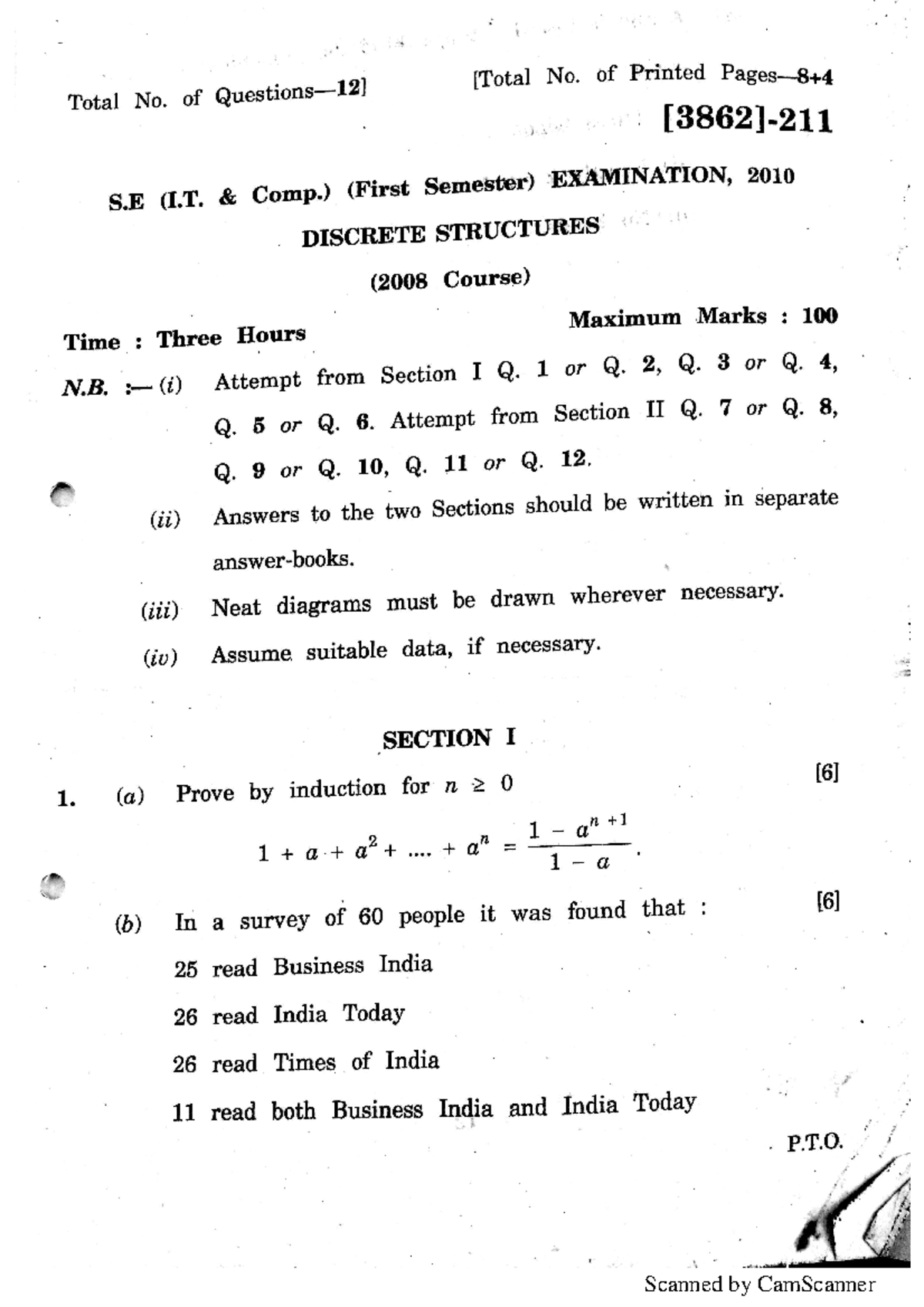 Dm old qp and solutions - Computer Engineering - Studocu