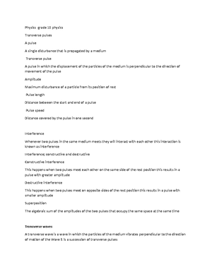 Physical Sciences Grade 10 Formal Experiment TERM 1 PART 2 2021 ...
