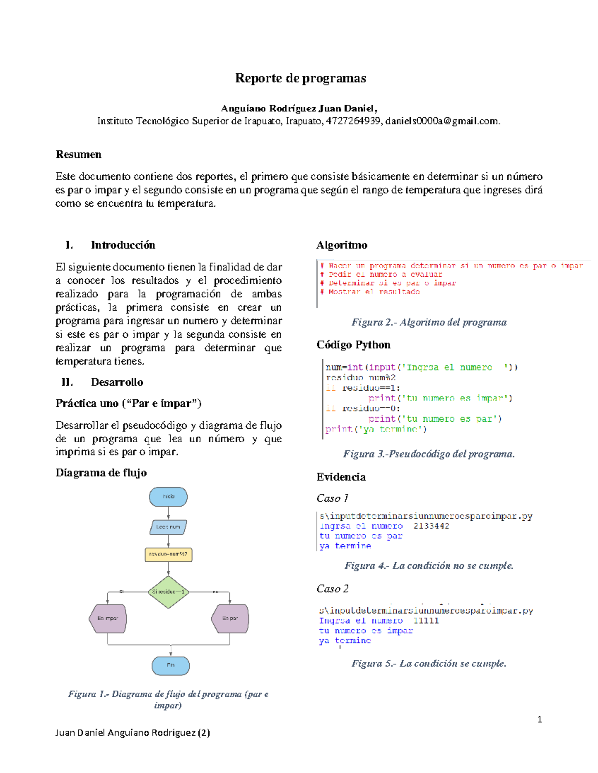 Trabajo - Practicas en Python - Warning: TT: undefined function: 32 1 Juan Daniel Anguiano ...