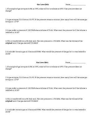 Gas Laws Notes - NB - Gas Laws ________________: mathematical ...
