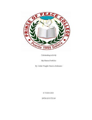 Culminating Activity(voughn) - My Humss Portfolio By: Justin Voughn ...