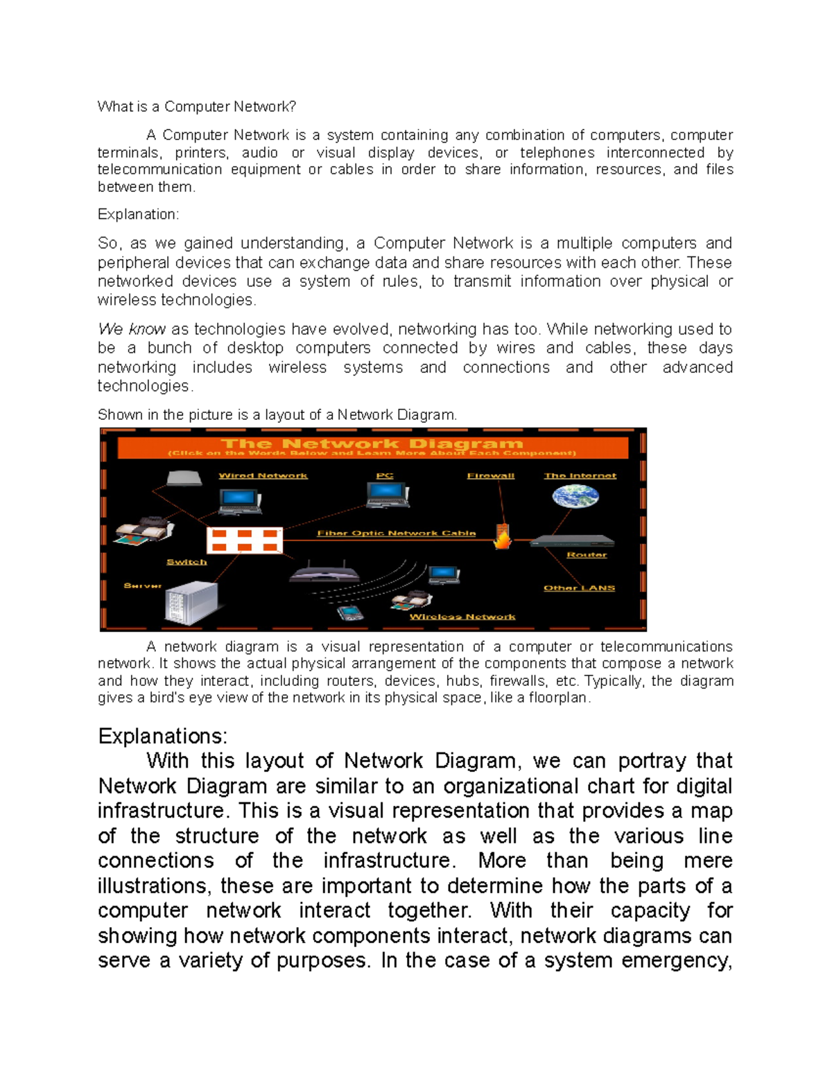 What is a Computer Network - Explanation: So, as we gained ...