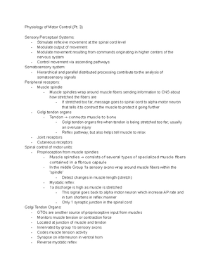Neuromotor control: Ch. 7 (Postural Control), Ch. 13 + 14 (A Lifespan ...