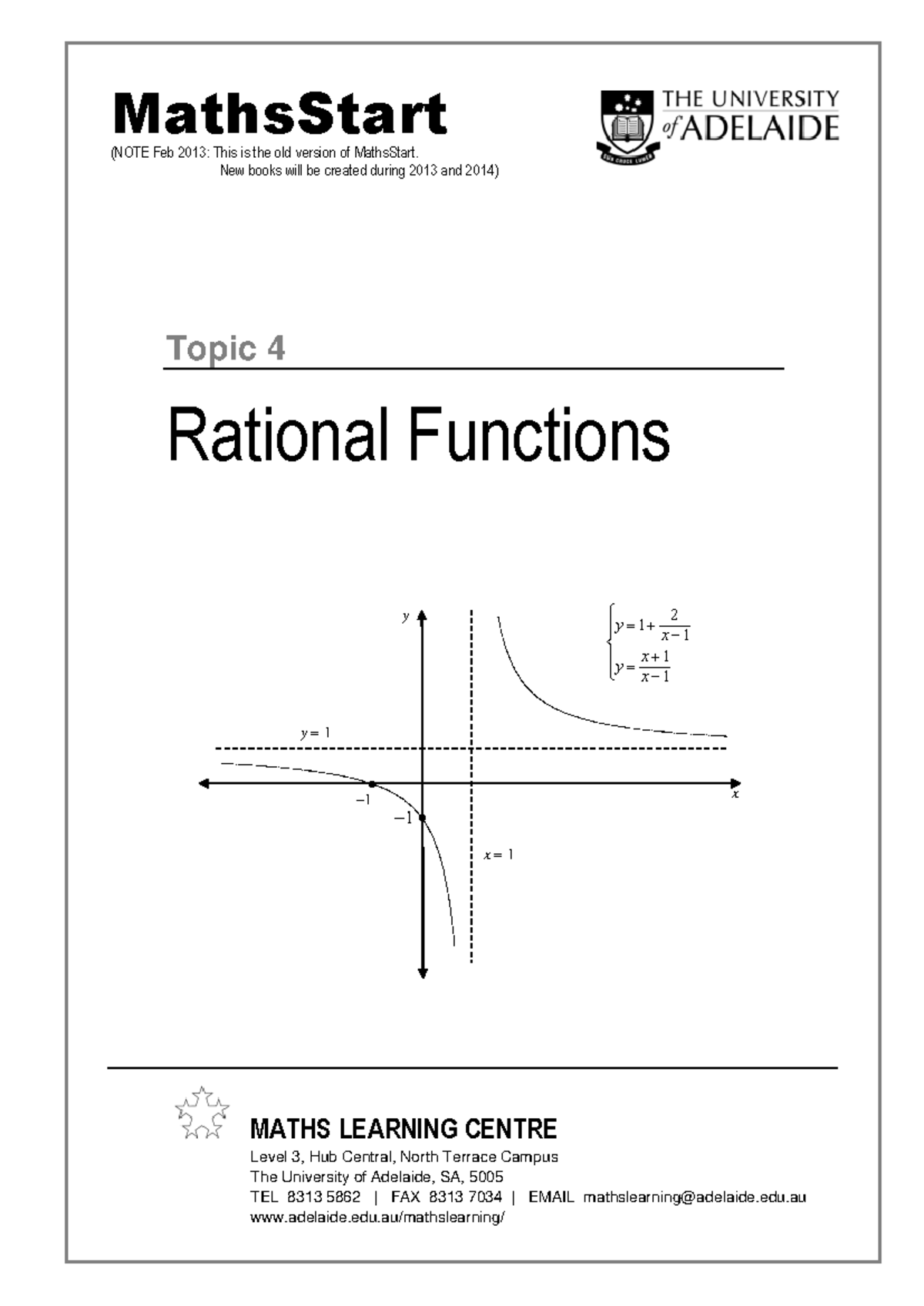 Ms4-rational-book - Good for revision - MathsStart(NOTE Feb 2013: This ...