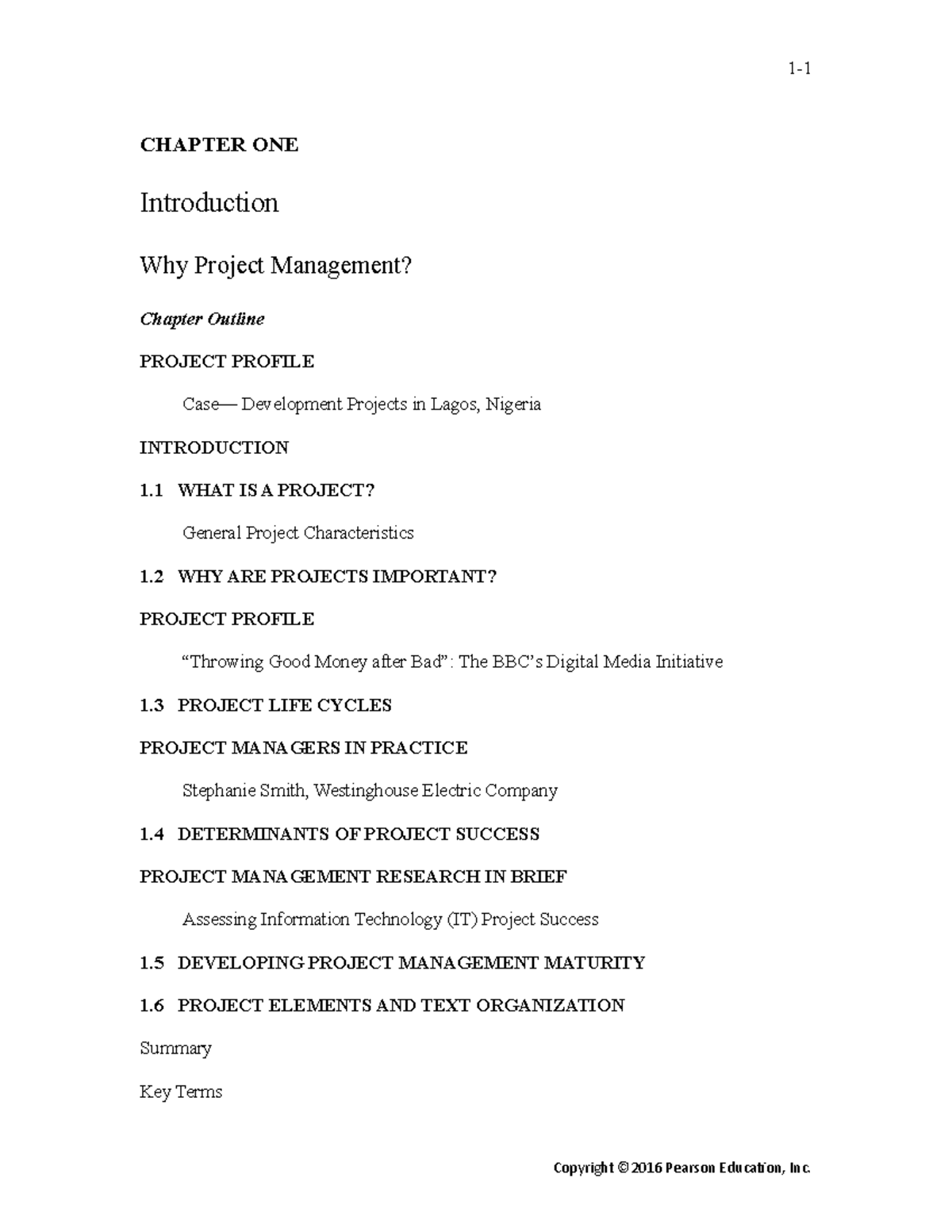Pinto pm4 im 01 - TutorI'll solutions - CHAPTER ONE Introduction Why ...