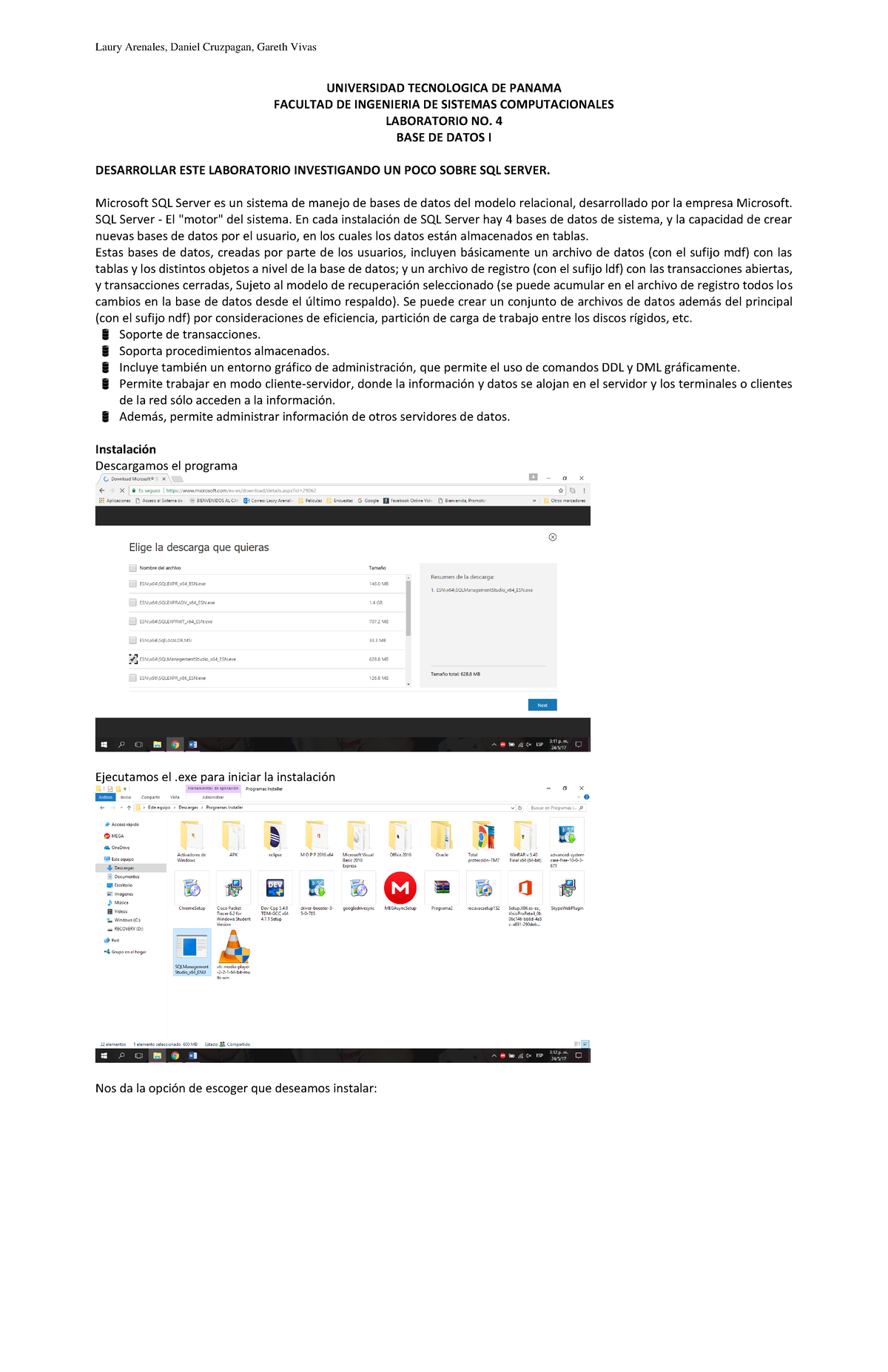 Laboratorio 4 Laury, Daniel, Gareth - Warning: TT: undefined function: 32 Warning: TT: undefined ...