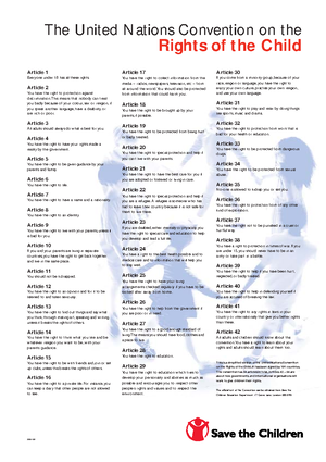 UNCRC (convention on children's rights) - The United Nations Convention ...