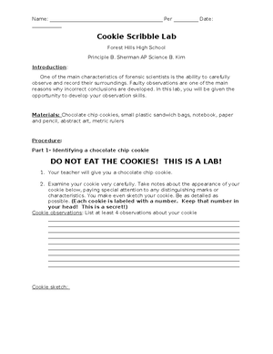 Ryley Huslig - GVS Murder Farm Lab Handout - Murder at the Farm Lab ...