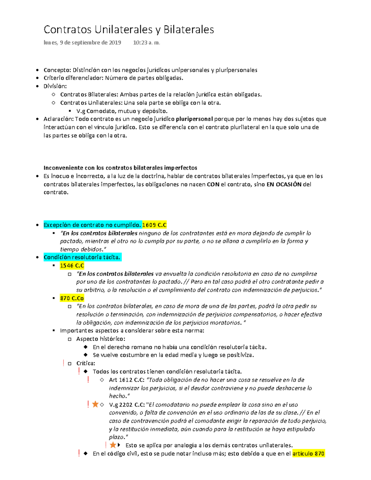 Contratos Unilaterales y Bilaterales - Warning: TT: undefined function ...