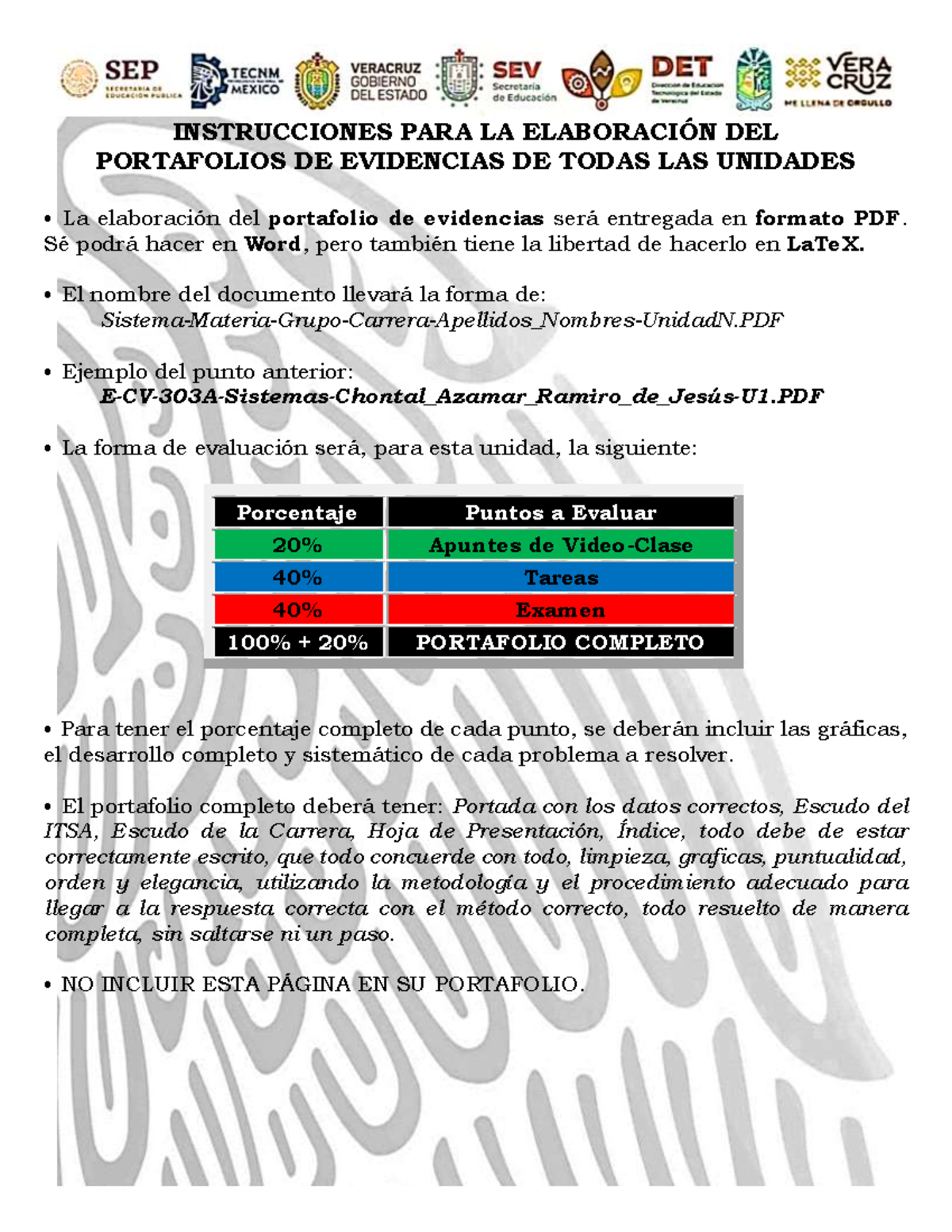 Tareas Examen Calculo Vectorial - U5 Integrales - INSTRUCCIONES PARA LA ELABORACI”N DEL ...
