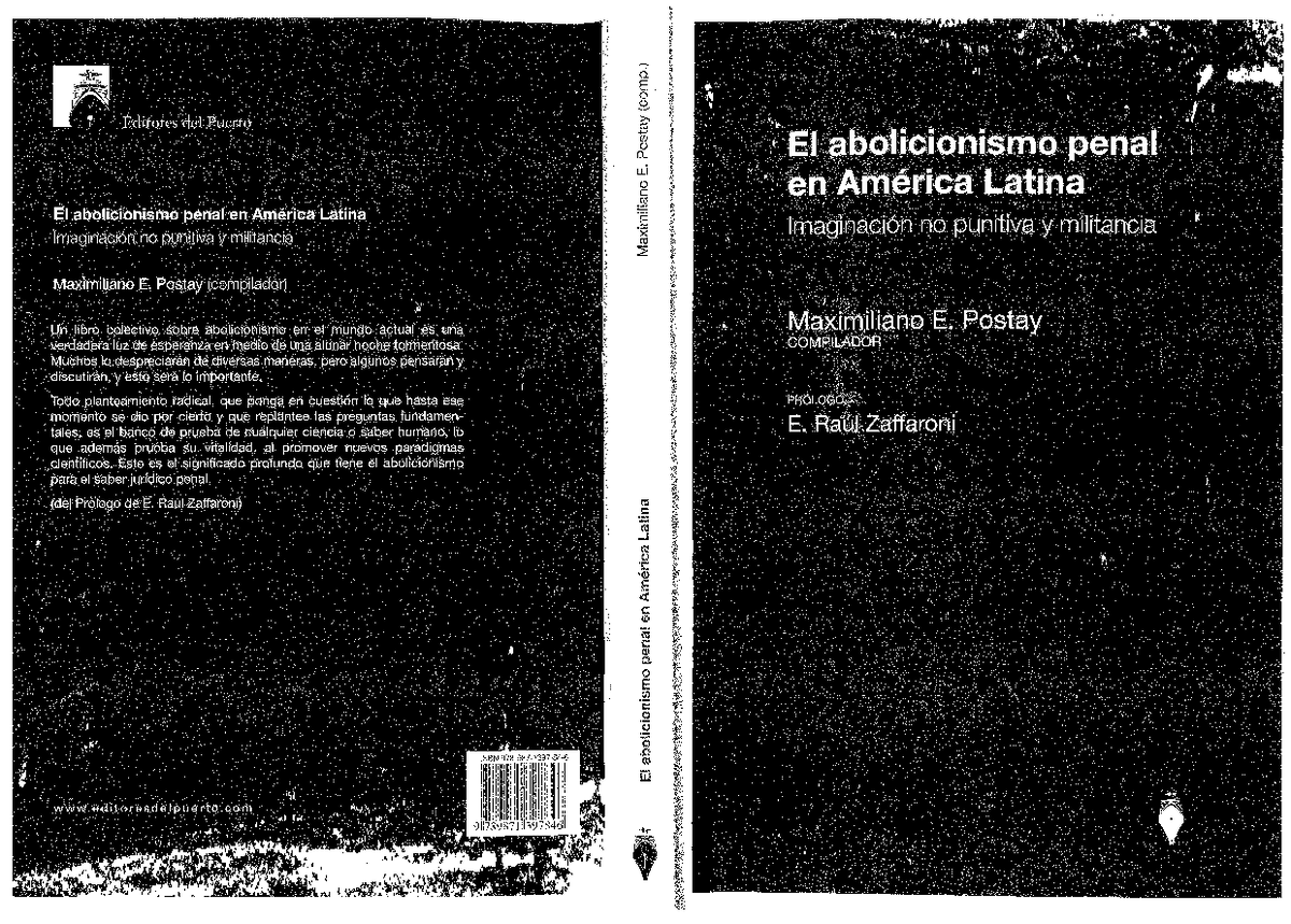 Abolicionismo - Penal 1 - (cluso) i Editores del Puerto Postal El ...