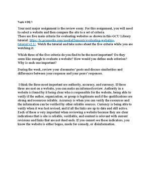 Commentary assignment - ENG-105 - GCU - Studocu