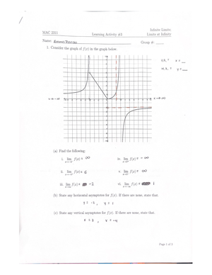 [Solved] Find the upper and lower sums for the region bounded by the graph - Calculus I (MAC ...
