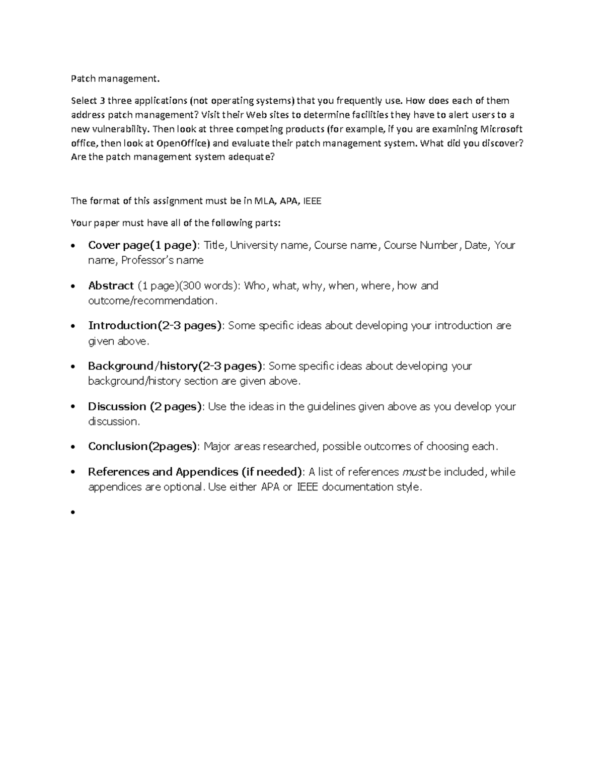 759170 F2-D5CE-4BC4-AF7C-DC3E970385 A8 - Patch management. Select 3 ...