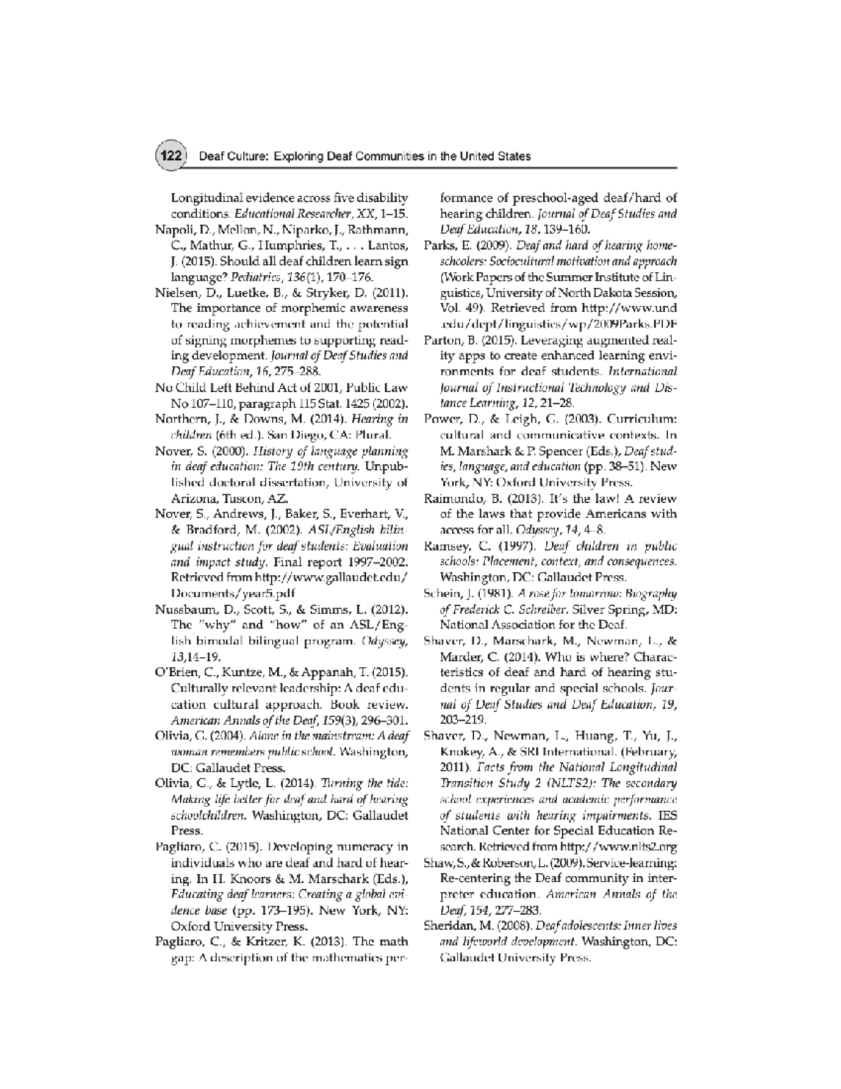 Deaf culture chapter 4-7 - 122 Deaf Culture: Exploring Deaf Communities ...