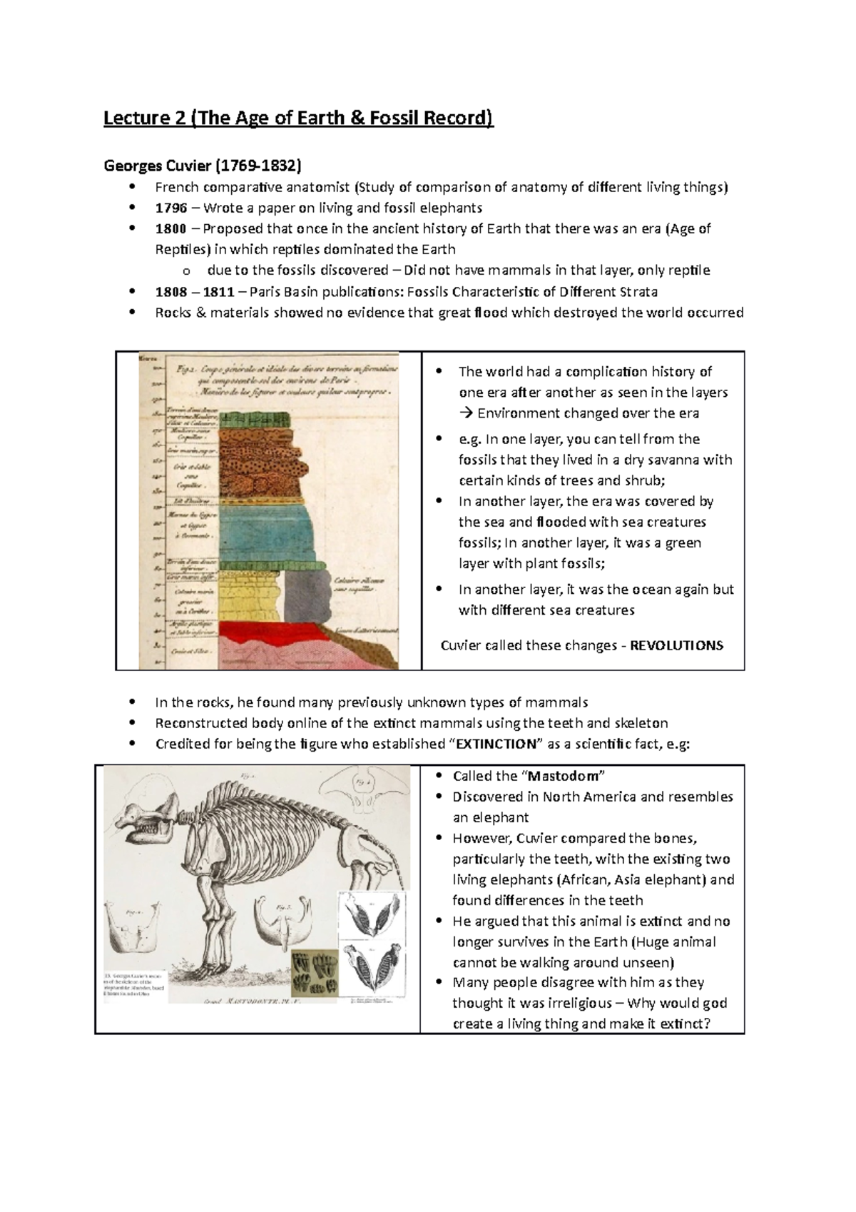 GET1020 Lecture 2 The age of the Earth & the fossil record part 2 ...