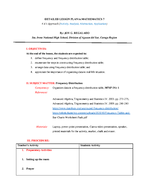 DLP-FEB 21 - this is my daily lesson plan - Measuring Ingredients ...