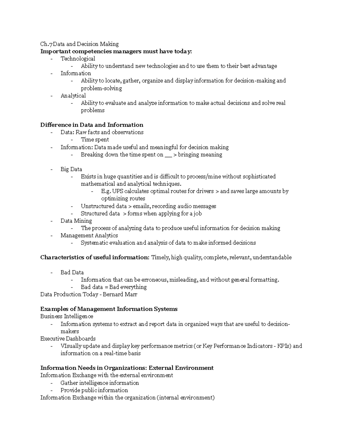 Gms ch.7 concepts - global management notes 2022/2023 ryerson/tmu - Ch ...
