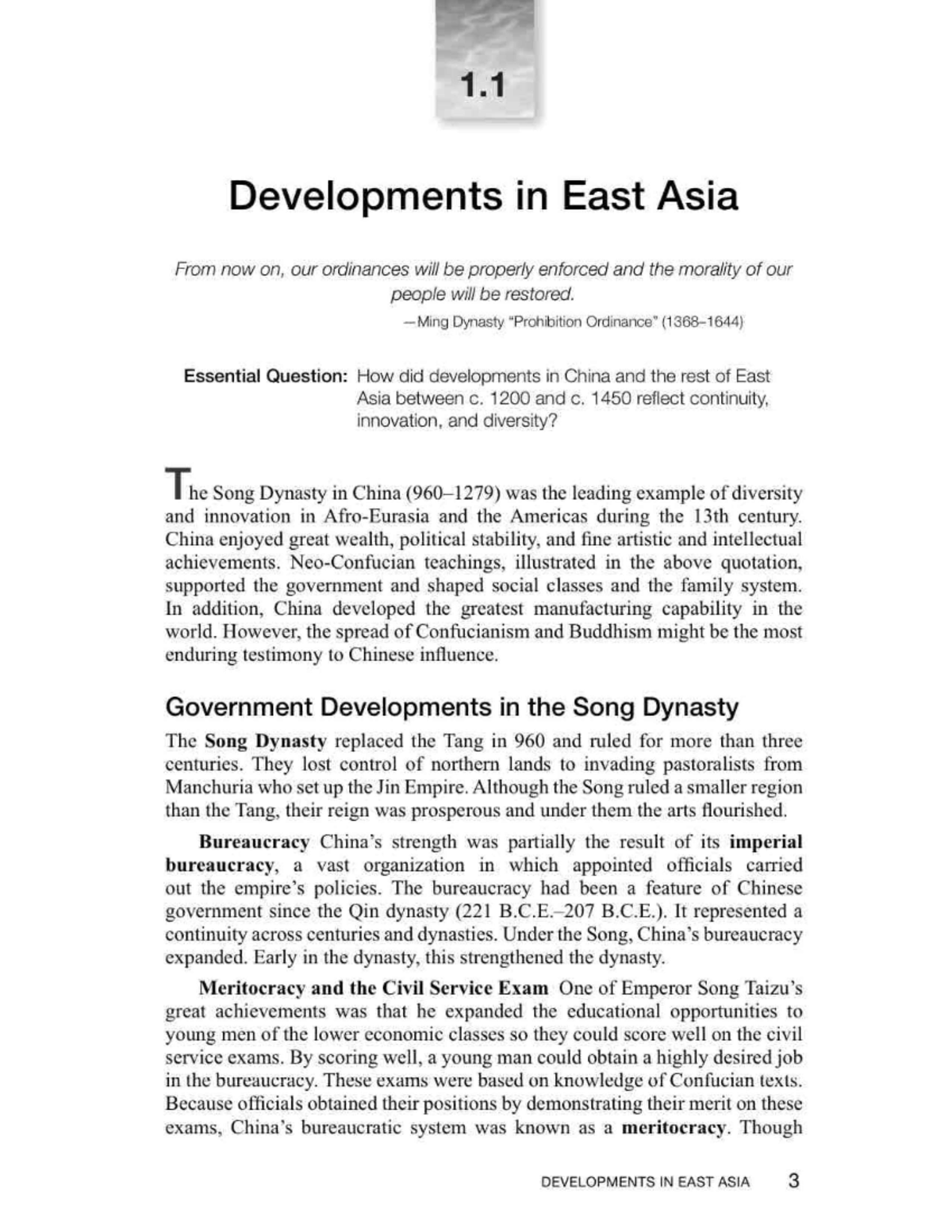 Topic 1.1 Developments in East Asia - Studocu
