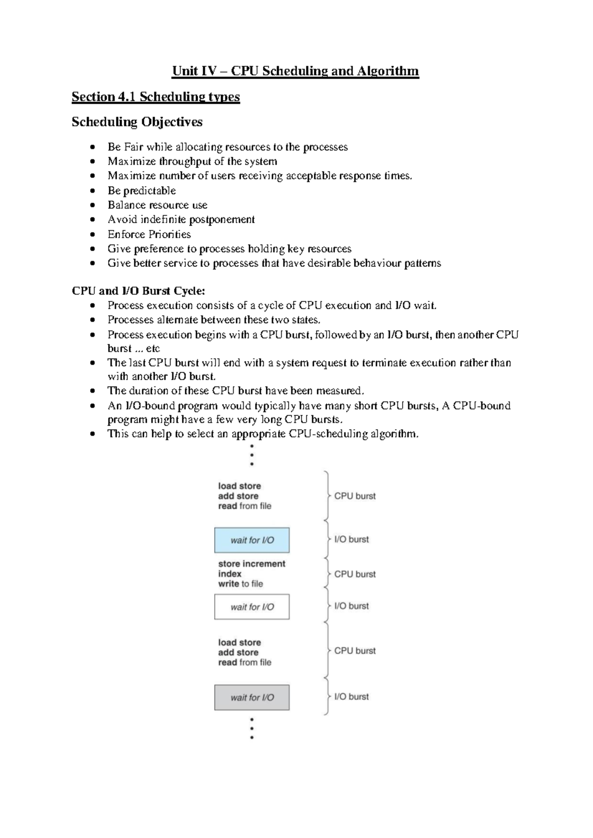 CPU-Scheduling-and-Algorithm - Unit IV – CPU Scheduling and Algorithm Section 4 Scheduling types ...
